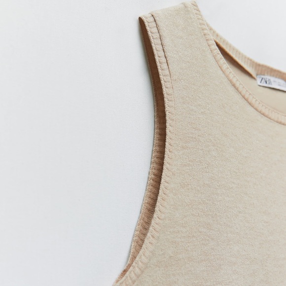 Zara | Tops | Zara Soft Touch Top Vest Sleeveless M | Poshmark